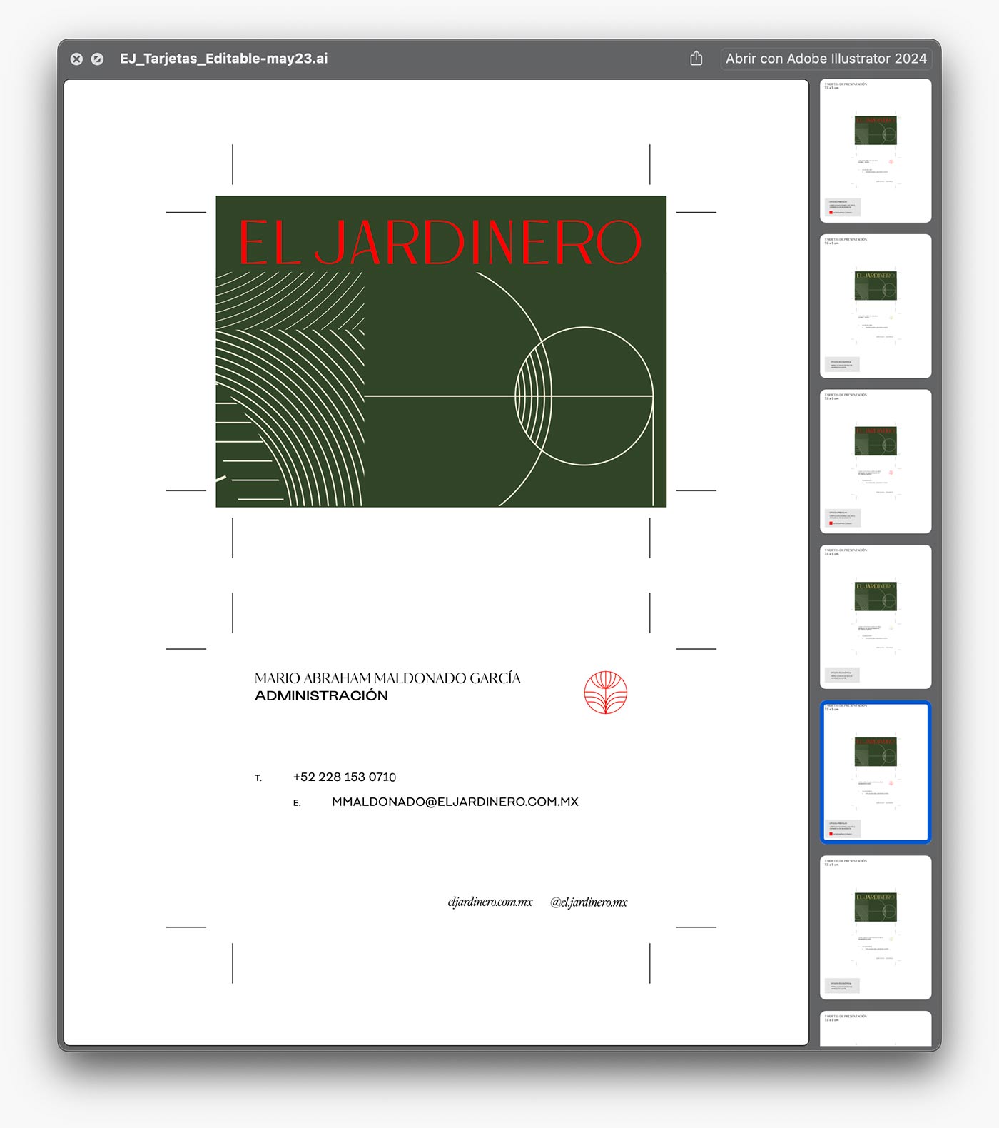 MANUEL BRADA® - El Jardinero